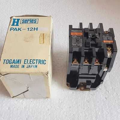 TOGAMI ELECTRIC PAK 12H MAGNETIC CONTACTOR *NEW*