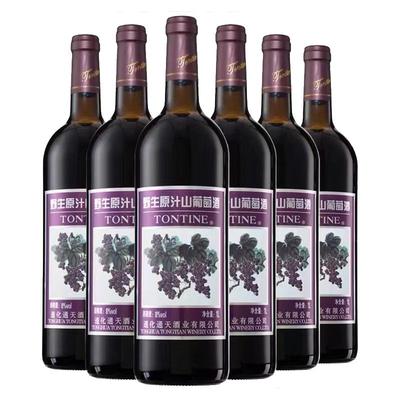 通天1000ml*6野生原汁甜红葡萄酒