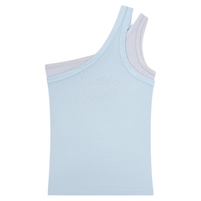 CalledBack单肩吊带背心