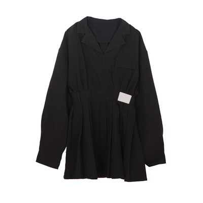 十三行连体衬衫裙女半身裙春秋季