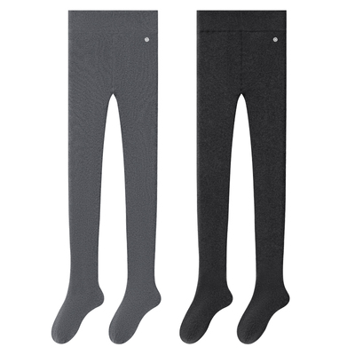 有内连裤袜微压显瘦打底裤袜子抗菌女外穿黑灰春薄款弯脚秋冬加绒