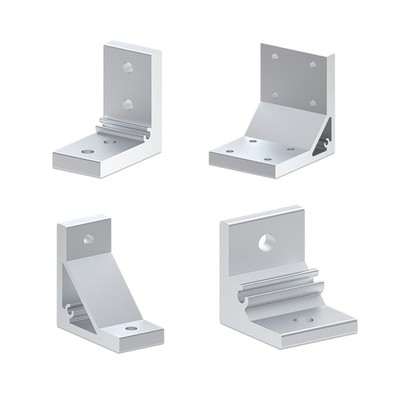 怡合达铝型材挤压角码喷砂氧化