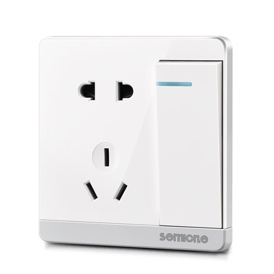 国际电工一开双控墙壁开关插座