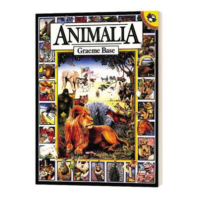 英文原版 Animalia 动物界 艺术绘本 英文版 进口英语原版书籍儿童全英语书