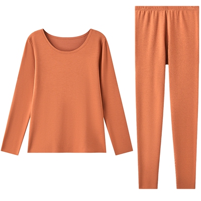 舒暖| 曼妮芬秋冬女含羊毛无痕抗菌打底秋衣秋裤抗菌保暖套装