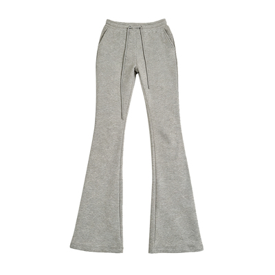 保暖水貂毛加绒休闲微喇运动裤