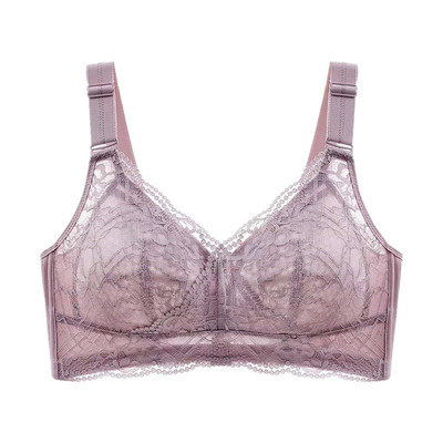 性感无钢圈瘦胸全罩杯防抖动文胸