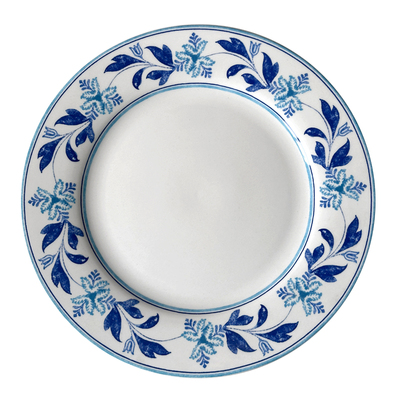 新中式平盘汤盘陶瓷圆形植物花卉