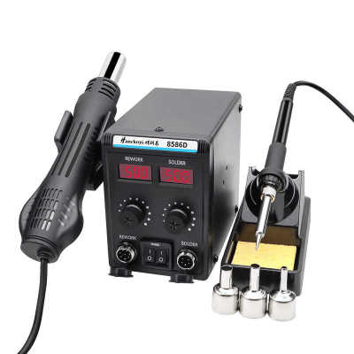 恒温焊台热风枪二合一数显