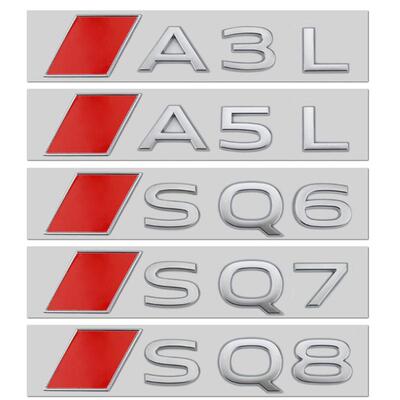 适用于奥迪新款A5LA3L后尾标改装