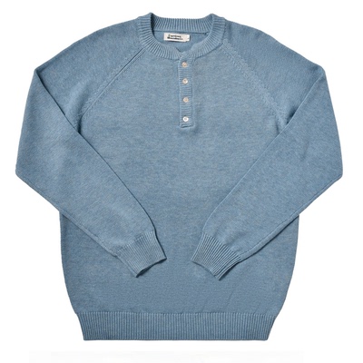 柴米亨利领重磅针织毛衣