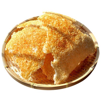 安徽庐江特产农家手工老灶锅巴袋装原味大米糯柴火散非油炸同城土