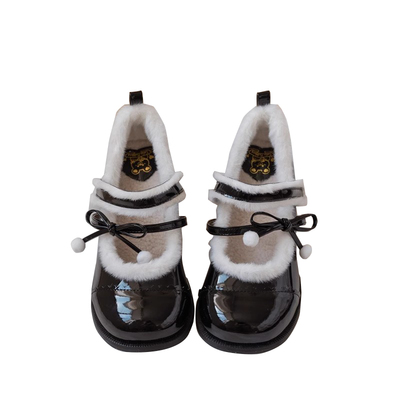 可露丽原创可爱制服鞋秋冬日常