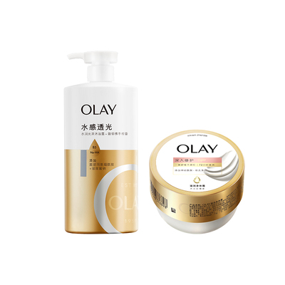 OLAY水润光泽沐浴露男女士秋冬沐浴乳佛手柑香730ml