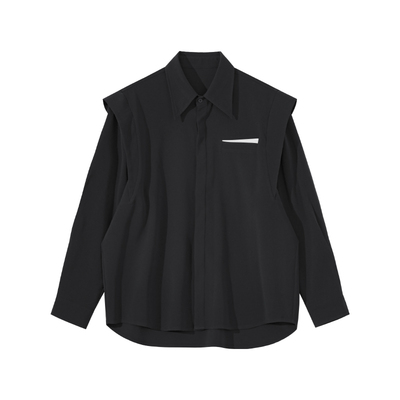 Hualun秋冬长袖内搭衬衫男