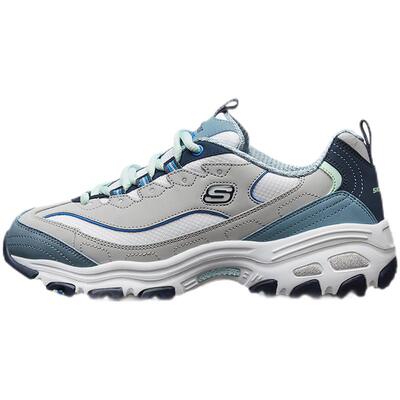 斯凯奇女鞋熊猫鞋透气增高休闲鞋