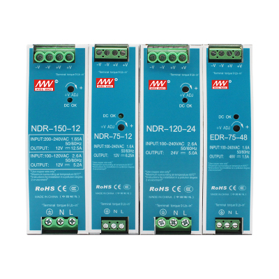NDR/EDR导轨式开关电源24v直流