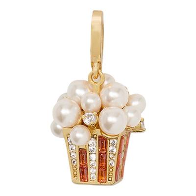 katespade爆米花吊坠项链挂件女