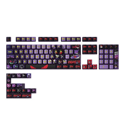 耿鬼四面透键帽热升华OEM高度PBT