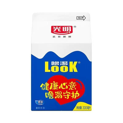 光明噜渴LOOK酸奶300ml盒装