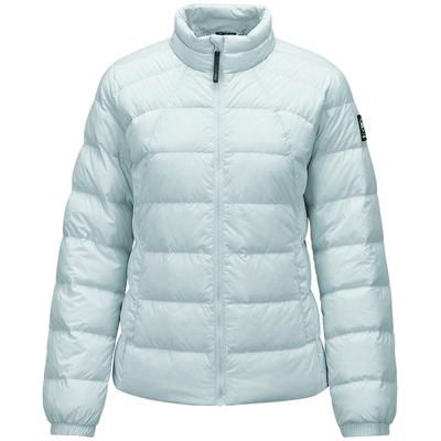 斯凯奇秋冬季女流行时尚短款羽绒服外套保暖轻质柔软上衣百搭夹克