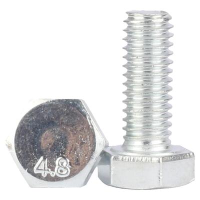 4.8级镀锌外六角螺丝螺栓M10