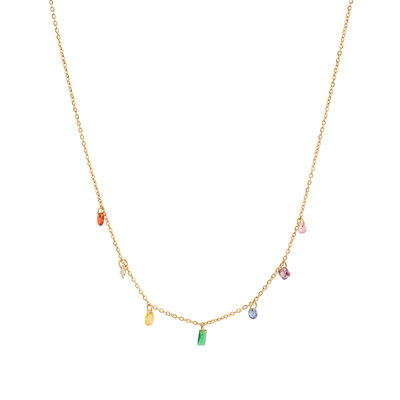 玻璃钛钢水波链女项链