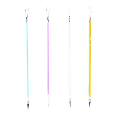 景阳阁蝇头玲珑小楷中楷紫毫狼毫兼毫小号勾线鸡距书法作品毛笔初学入门上林赋簪花兰亭序文征明亚克力有机笔