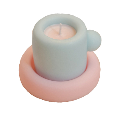 粉蓝cp杯子蜡烛香薰可爱ins礼盒