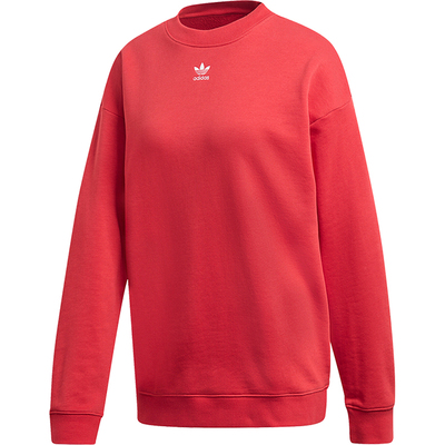 Adidas/阿迪达斯正品三叶草女士圆领简约潮流运动卫衣GD4314