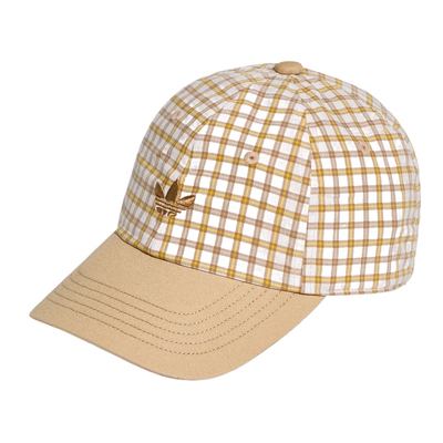adidas阿迪达斯三叶草PLAID CAP 格纹运动遮阳棒球帽夏女 KX6982