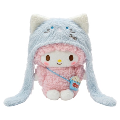 小羊piano必爱诺蓝猫头包挂件