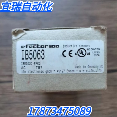 议价全新原装正品 IFM易福门 IB5063 接近开关传感器 现货销售