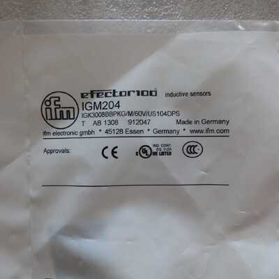议价全新原装IFM易福门 IGM204 IGK3008BBPKG/M/60V/US104DPS 现