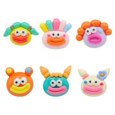 Mkop洞洞鞋配饰香肠嘴小怪物鞋花