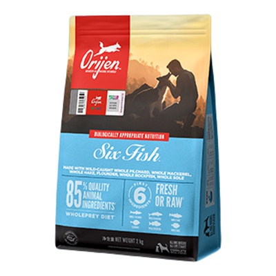 orijen渴望美毛营养六种鱼犬粮