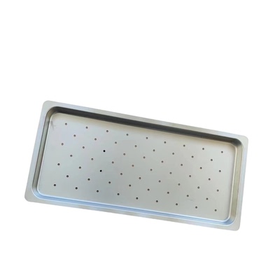 适用多型号集成灶蒸烤箱蒸柜304托盘不锈钢蒸盘43.5*32.3托盘配件