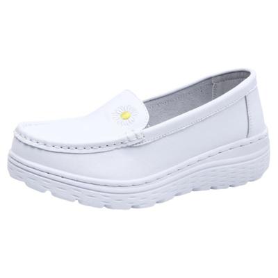 不累脚透气诺诗客护士鞋软底透气