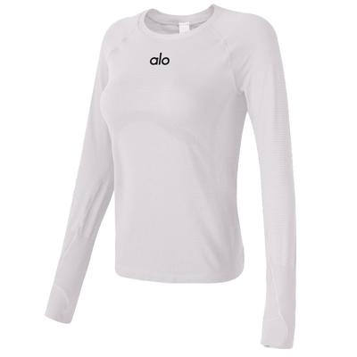 aloactive瑜伽服长袖女运动T恤