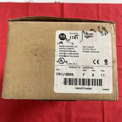 议价AB罗克韦尔可编程控制器1761-L10BWA控制模块PLC输入输出模块