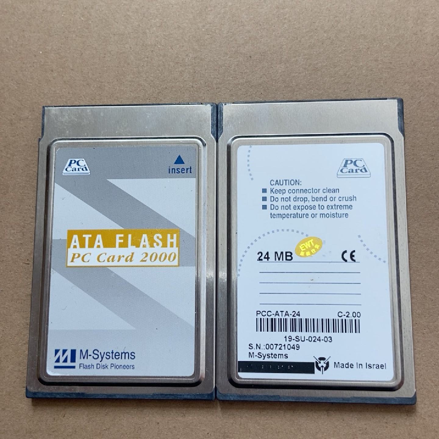 询价-【M-Systems 24MB PC卡闪存】ATA Fl