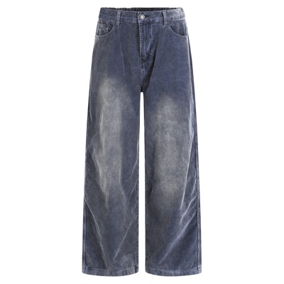 INKNOTS重工灯芯绒酵洗牛仔裤