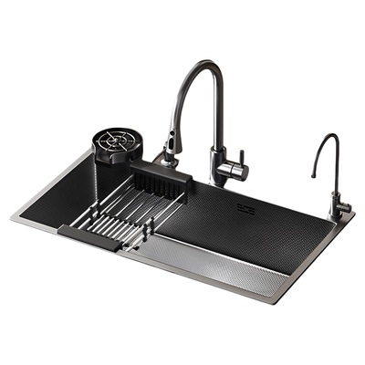 小米粒工艺双改单不锈钢大单槽