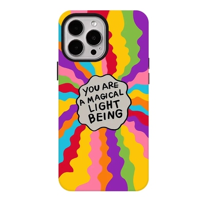 新款彩虹光波磁吸磨砂适用iPhone17ProMax手机壳16苹果air华为mate70pura80+保护套15支架oppo软胶小米14vivo