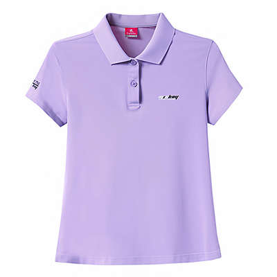 冰丝翻领短袖t恤女夏季大码中年妈妈带领体恤上衣显瘦速干polo衫