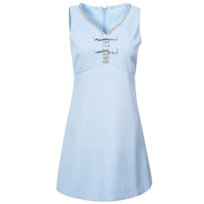 Yonge&Finch/扬芬缇2025夏季法式小众设计无袖A字女连衣裙KINSEYY