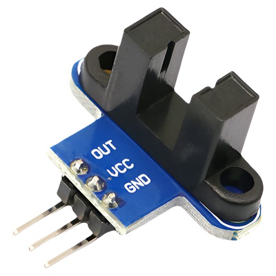 红外对射计数传感器槽型光耦模块