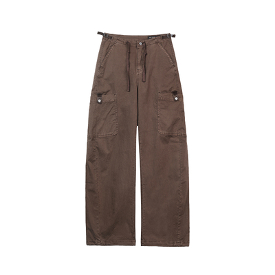 ABLEJEANS工装弯刀阔腿休闲裤