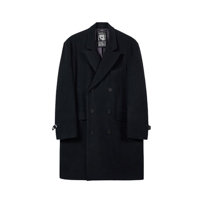 SPELLEDIT新品双排扣羊毛大衣