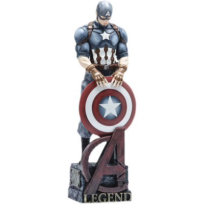 漫威复仇者联盟美队形象逼真手办